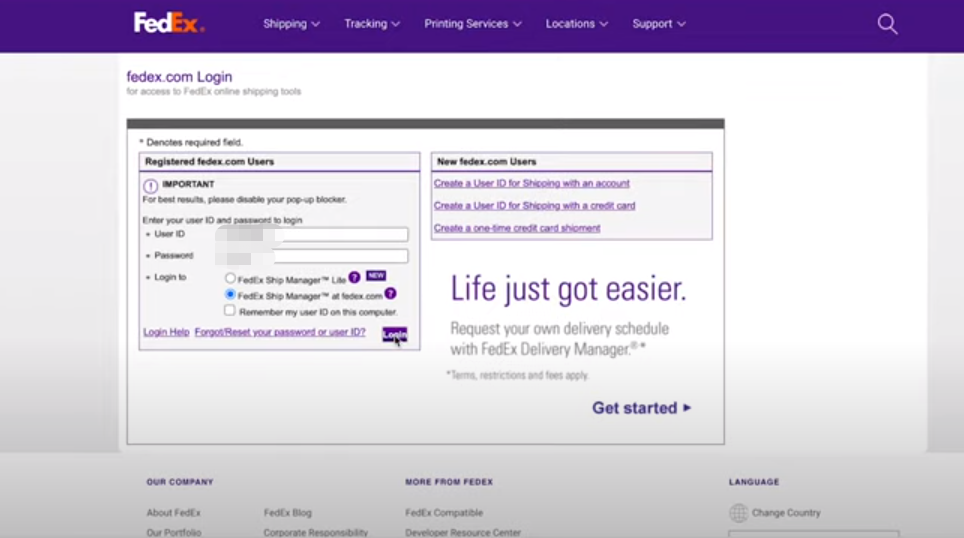 FedEx | HotLabel Support Wiki Site